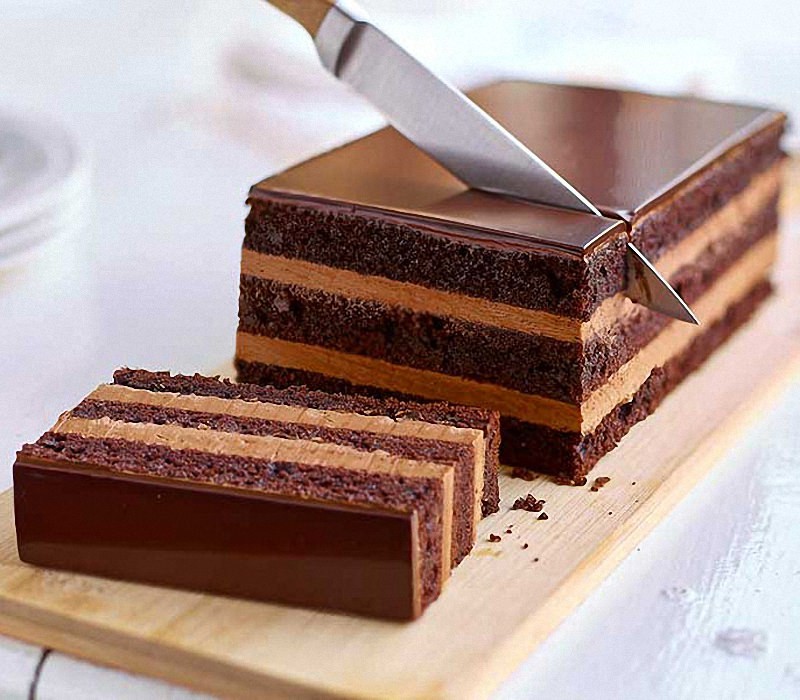 Tegral Satin Layer Cake Chocolate - Puratos
